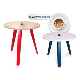 Smartdesks Cafe Tables with Wireless & USB Charging | Smartdesks